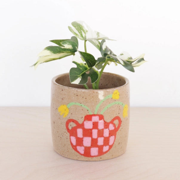 Nightshift Ceramics Garden Checkerboard Planter – Corktown Jewellery